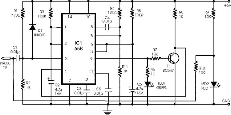 search4electronics: Simple Logic Probe