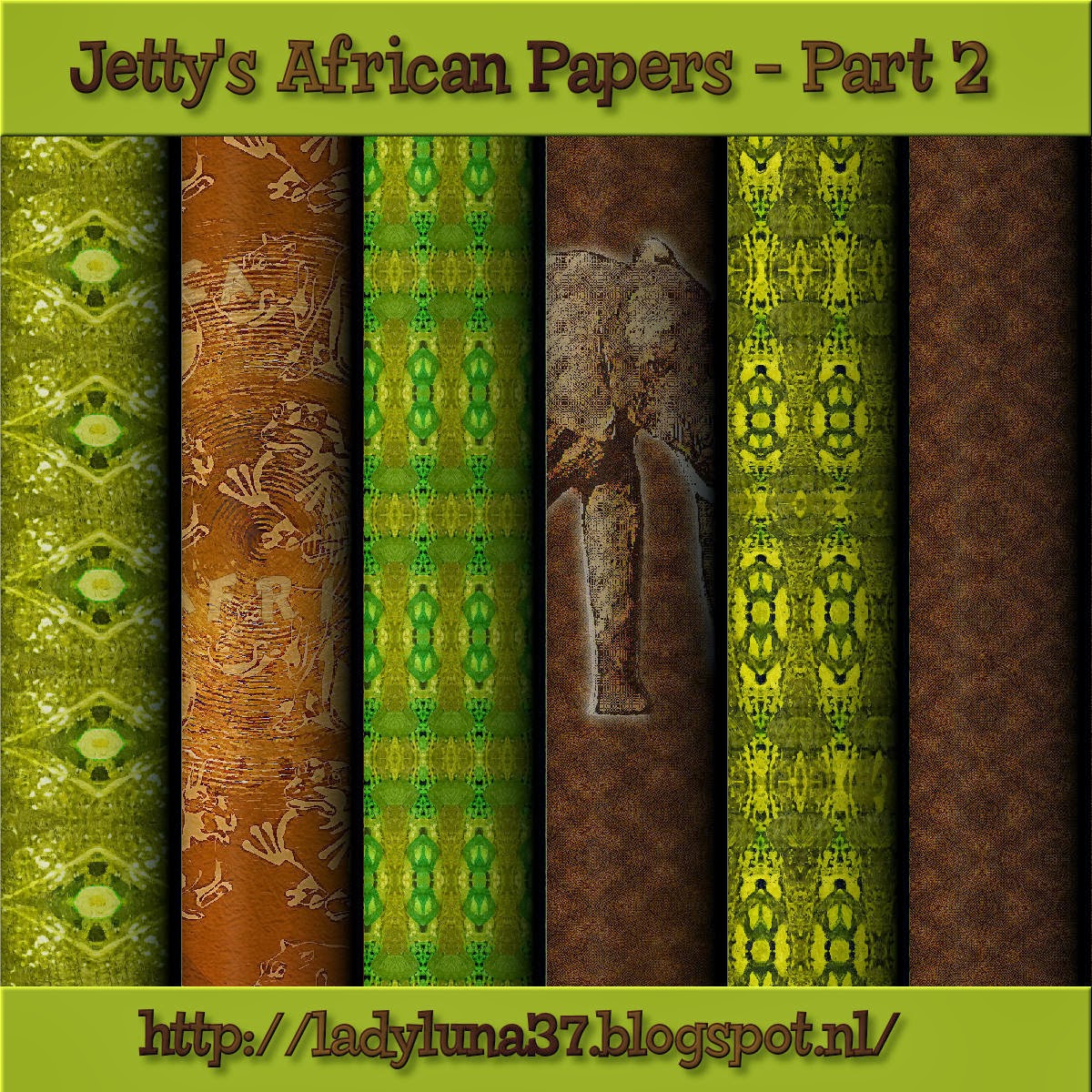 Graphics by Jetty: scraps and stuff: Freebie: African Papers