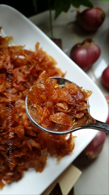 Warm Delights Kitchen: Homemade Deep Fried Shallot