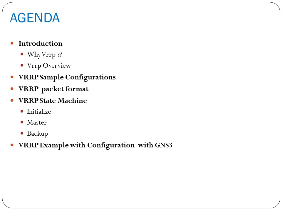 Networking And Scripting : VRRP-Explanation with Example