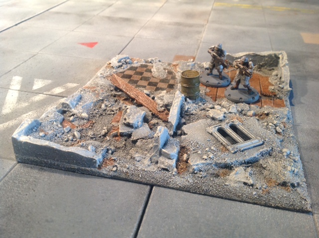 The Lead Will Walk The Earth: Dust Tactics: Custom Terrain - Ruin