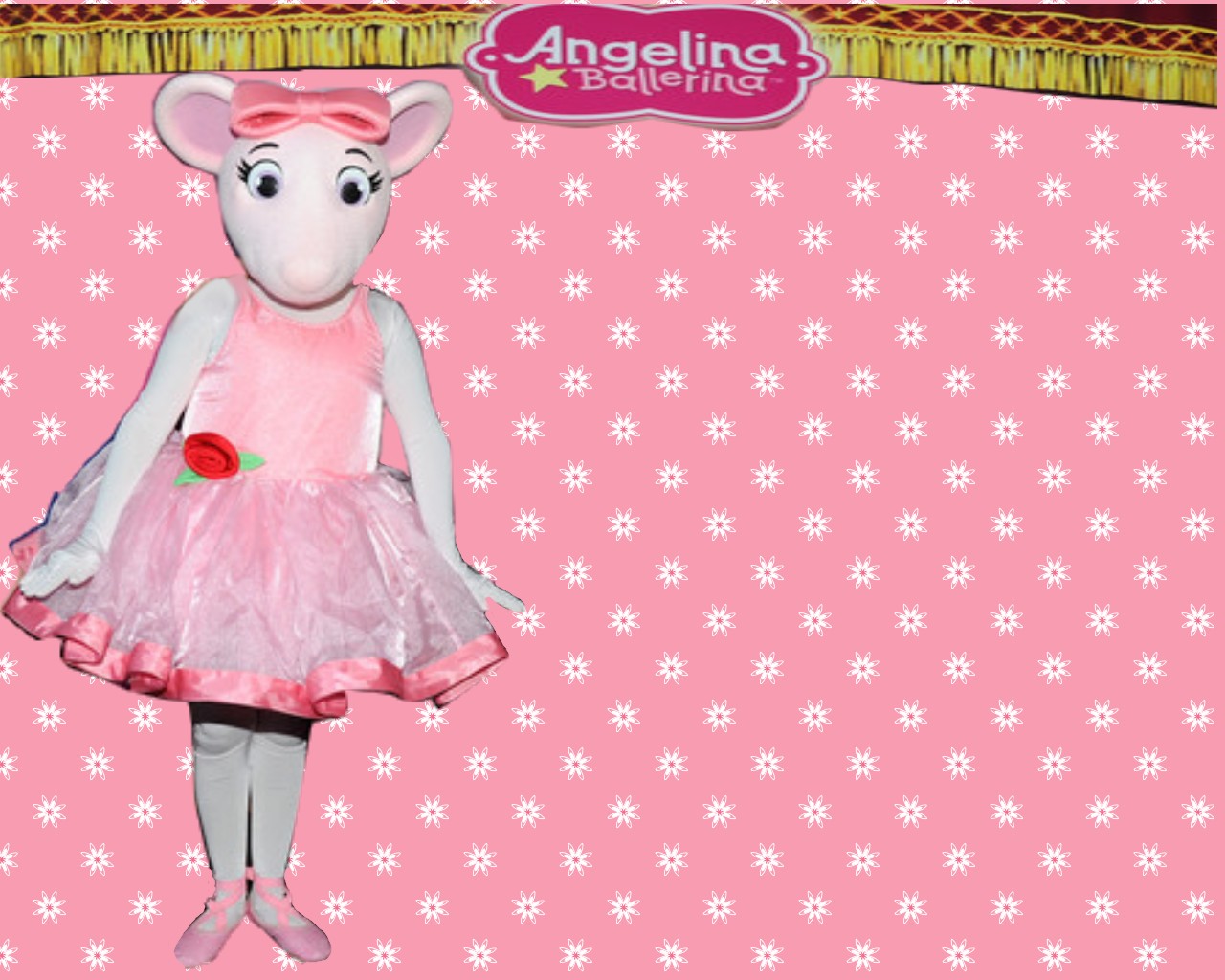 super kuka: Papel de Parede Angelina Bailarina