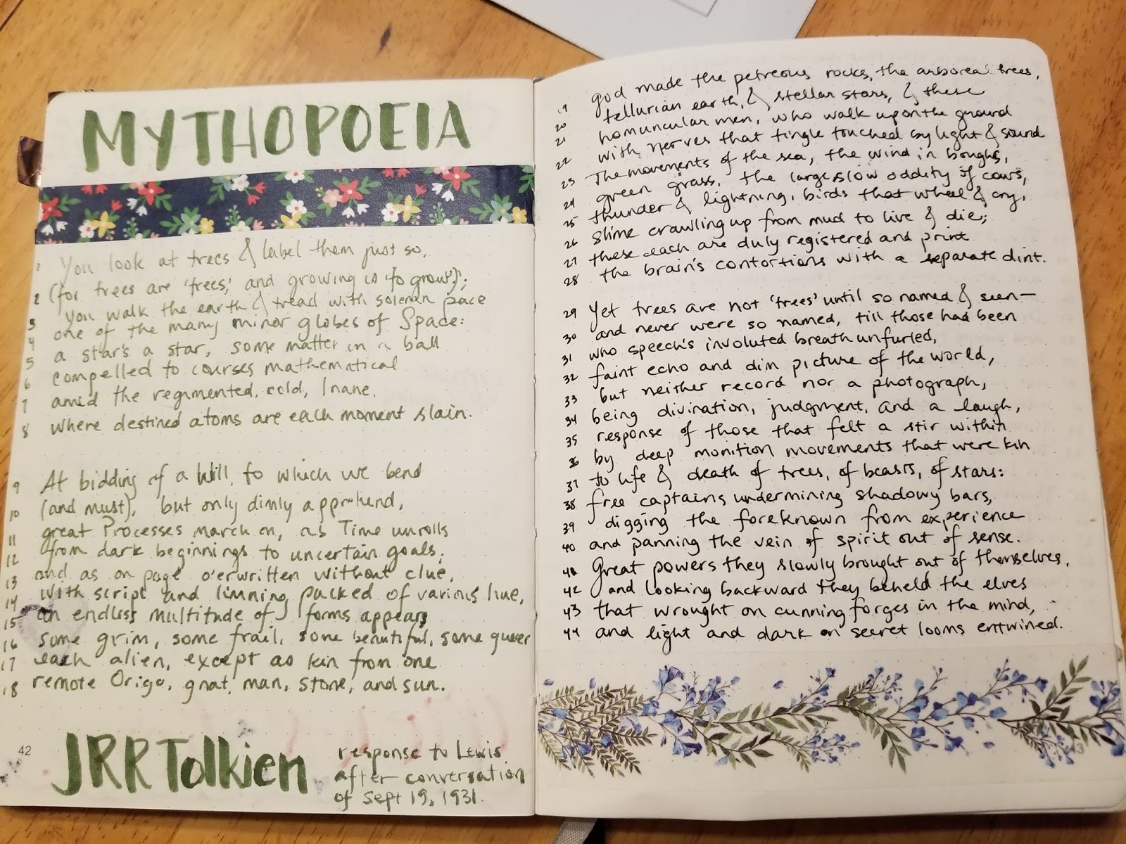 House of Stories: Blessed are the Legend-makers, or My Favorite Poem