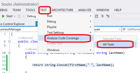 .NET Developer: Understanding of Code Coverage Analysis in C#