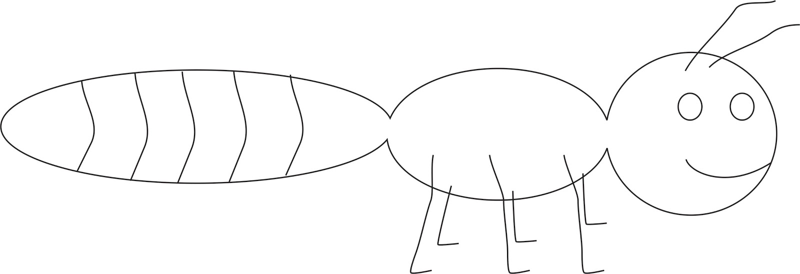 Cara Menggambar Semut | Cerita Tentang Semut