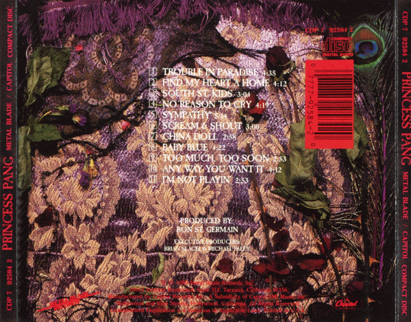 Hard Rock / AOR Heaven: PRINCESS PANG - Princess Pang (1989) American ...