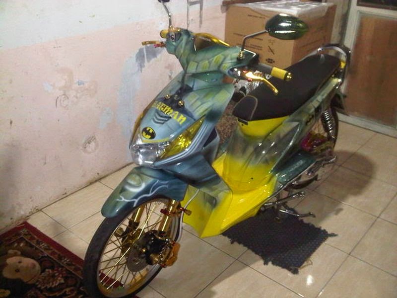 9 Foto Modifikasi Airbrush Honda Beat Keren Unik - Variasi Motor Mobil ...