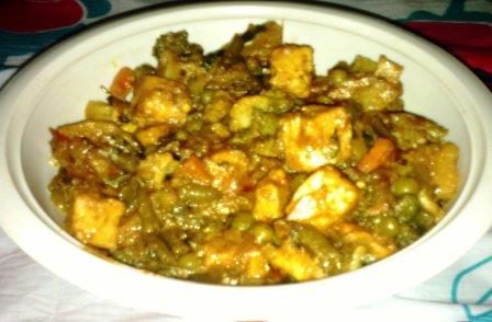 Mixed Vegetable Paneer Recipe | Indian Recipes | Indian Recipies ...