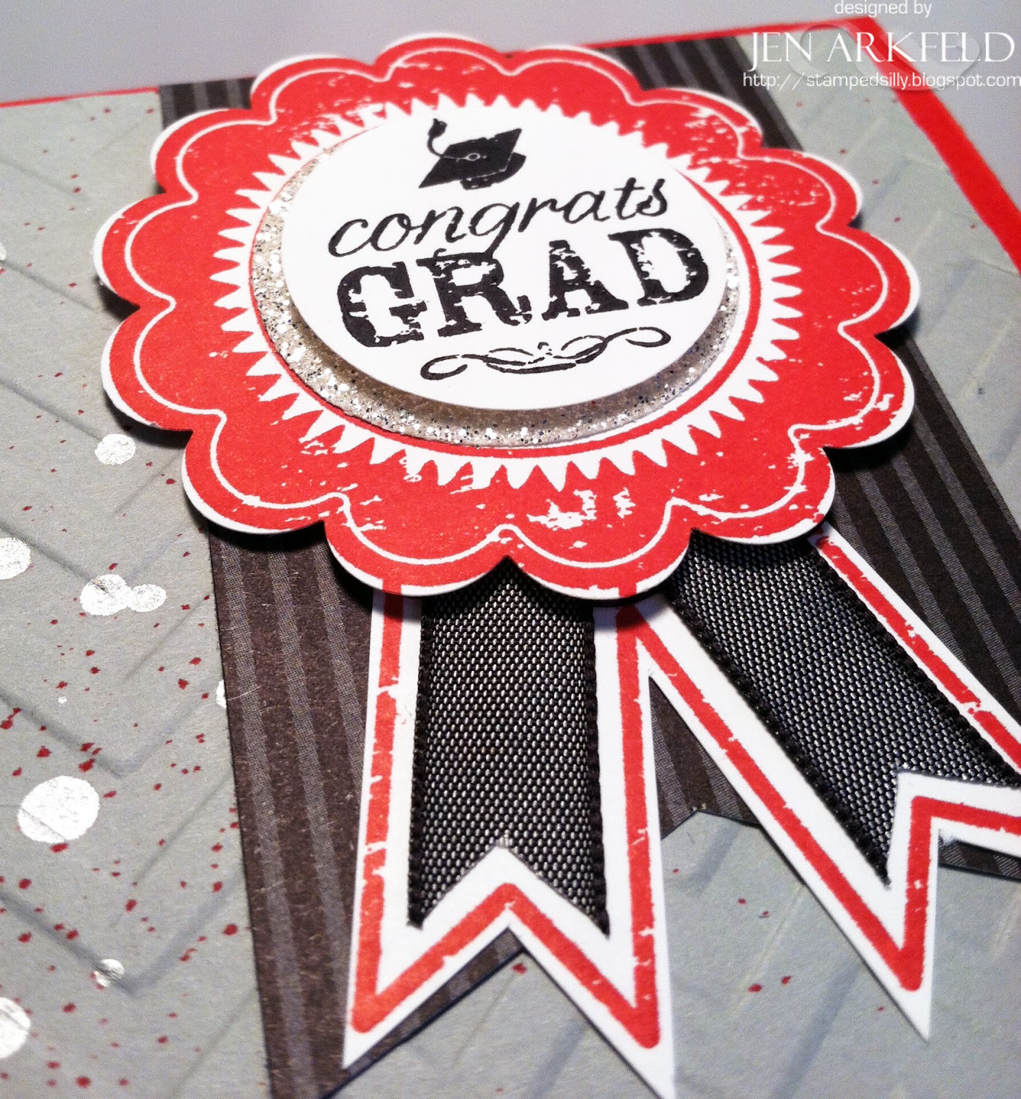 Stamped Silly: Congrats Grads! --- Blue Ribbon