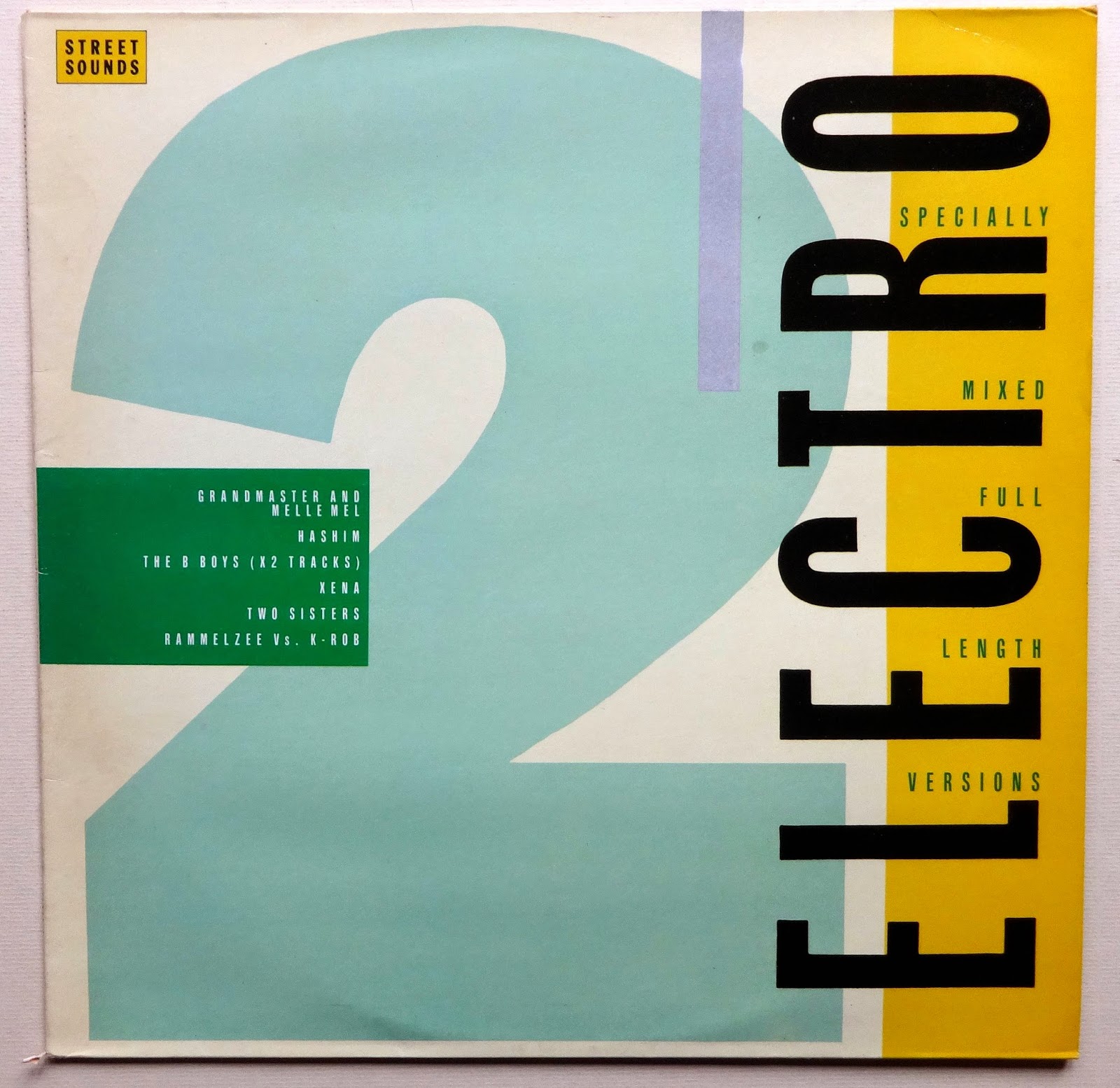 Past Print: Street Sounds Electro / Hip-hop / 1983--1988 album covers