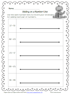 Classroom Freebies Too: Open Number Lines