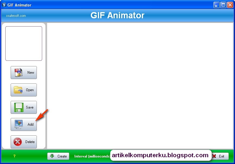 Membuat animasi gif menggunakan software gif creator gratis | Sioe Djnerio