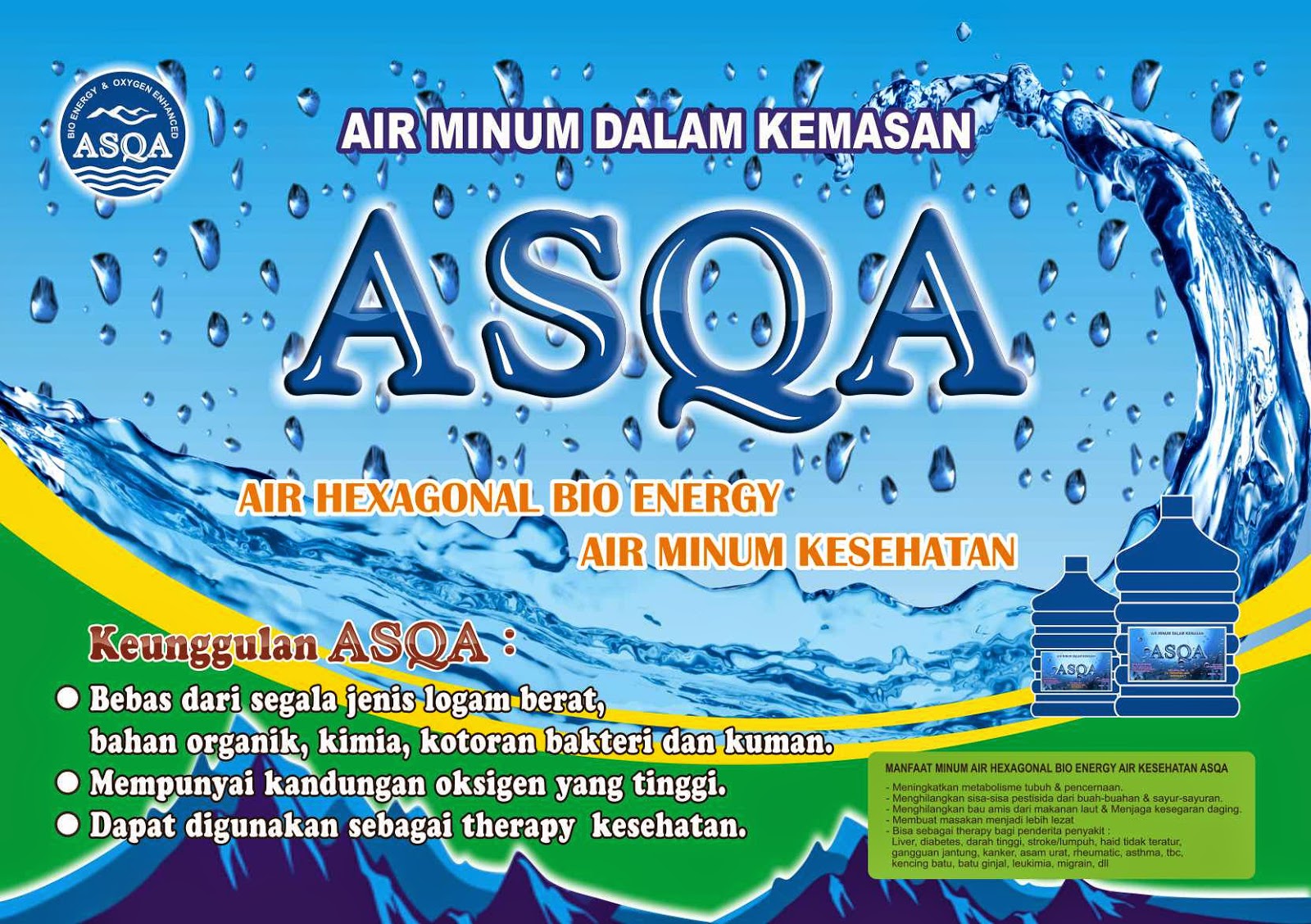 Poster ASQA | Air Minum ASQA