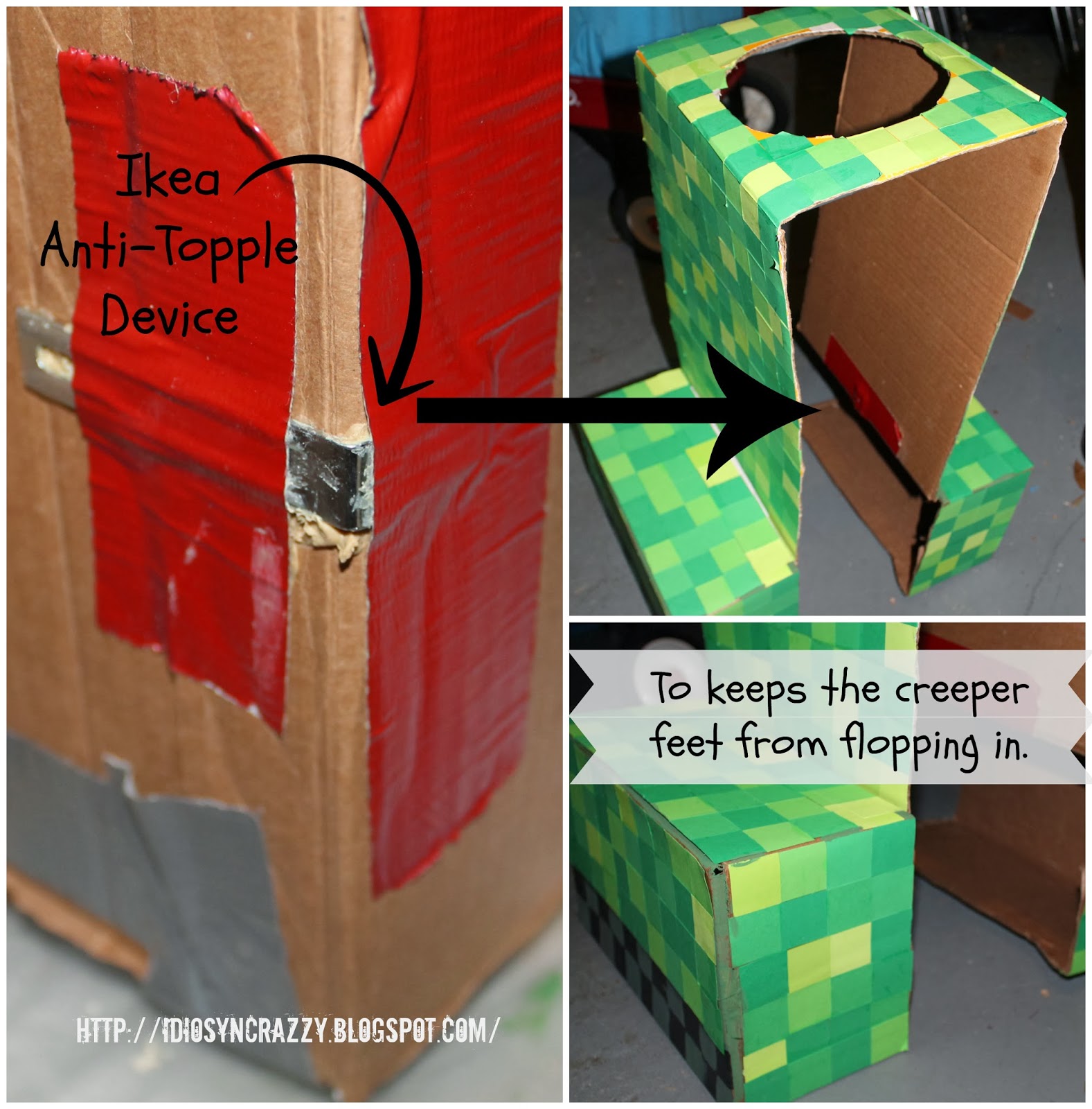 Minecraft Creeper Costume Diy