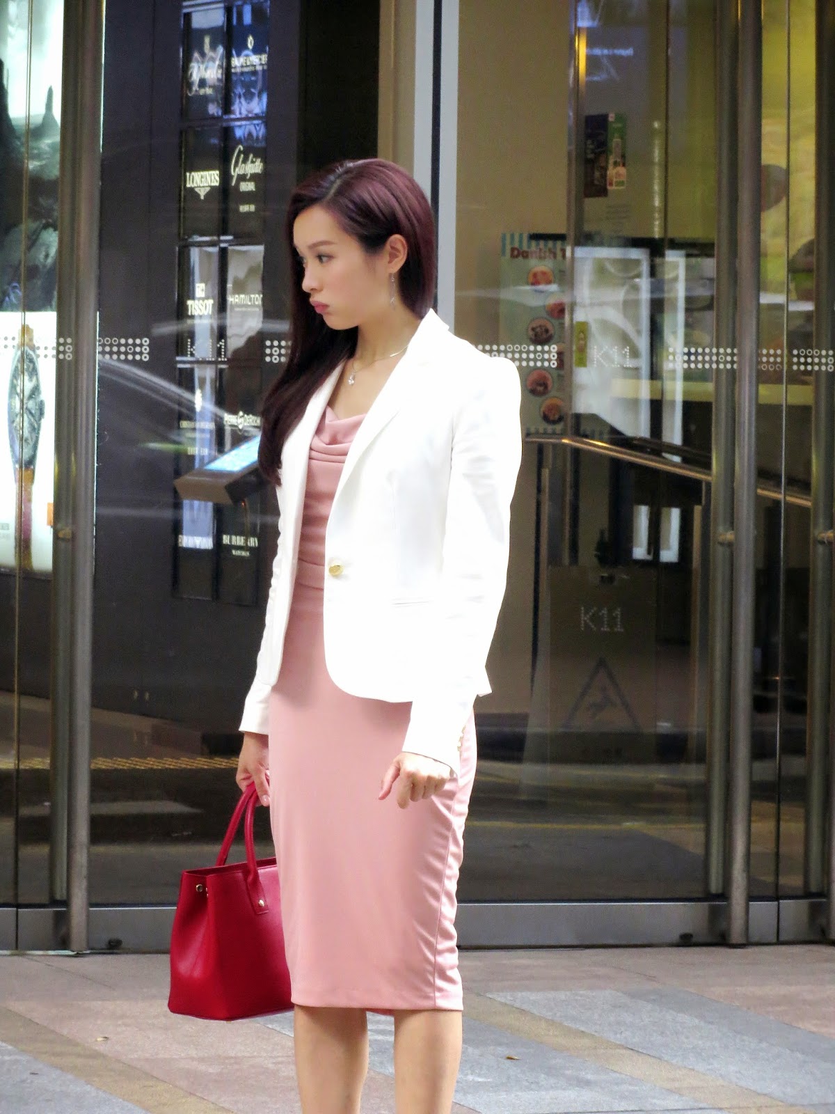 Paul Li Blog: 李佳芯 Ali Lee - 尖沙咀街頭巧遇電視劇集「波士早晨」外景拍攝