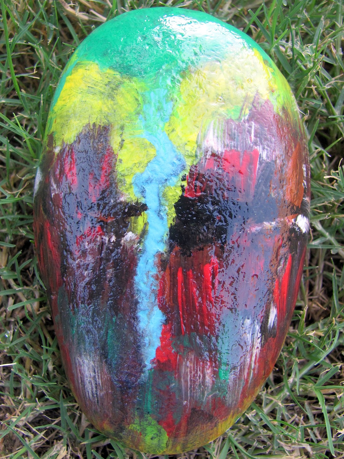 Kevin Mahaffy, Jr.'s Blog: New Abstract Rock Painting
