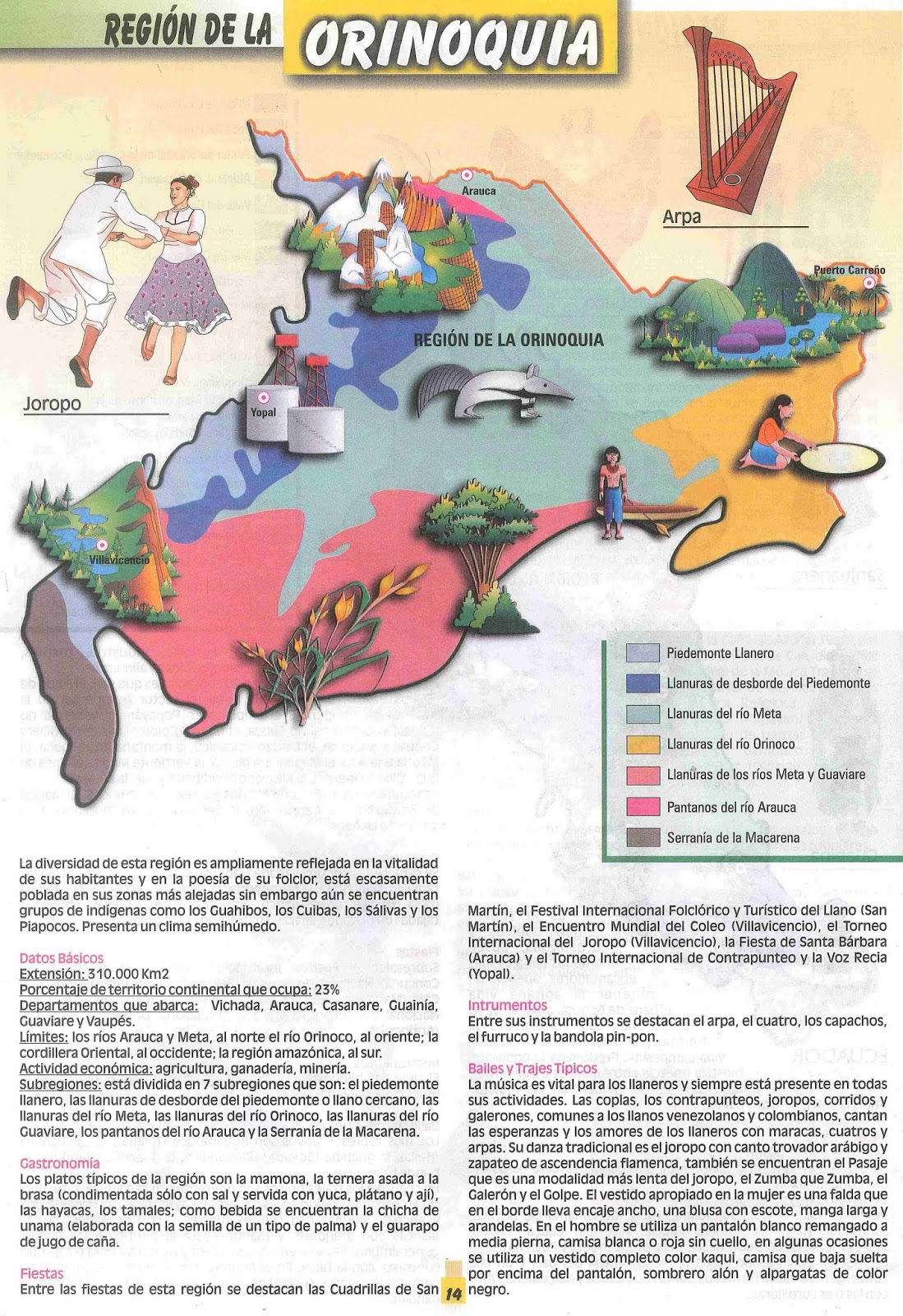 Mapas de Colombia: REGIONES NATURALES DE COLOMBIA