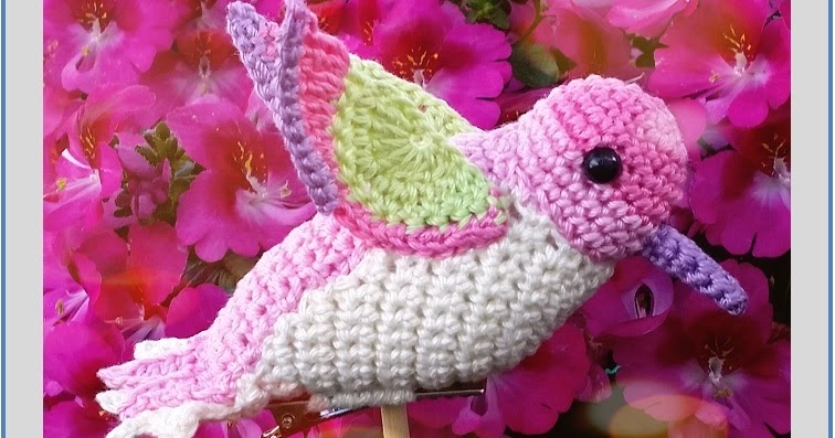 Red Haired Amazona: Pearly the Hummingbird Amigurumi Crochet Pattern