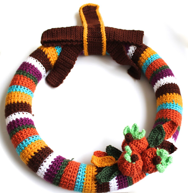 Fall Wreath (Free Pattern!) | The Foxtail Lane