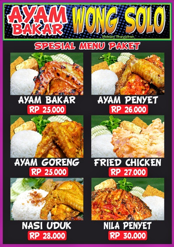 Aisya Palangka: MENU CANTIK WONG SOLO PALANGKARAYA