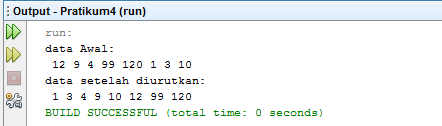 Pengurutan Array Dengan Teknik Bubble Sort Pada Java Netbeans ...