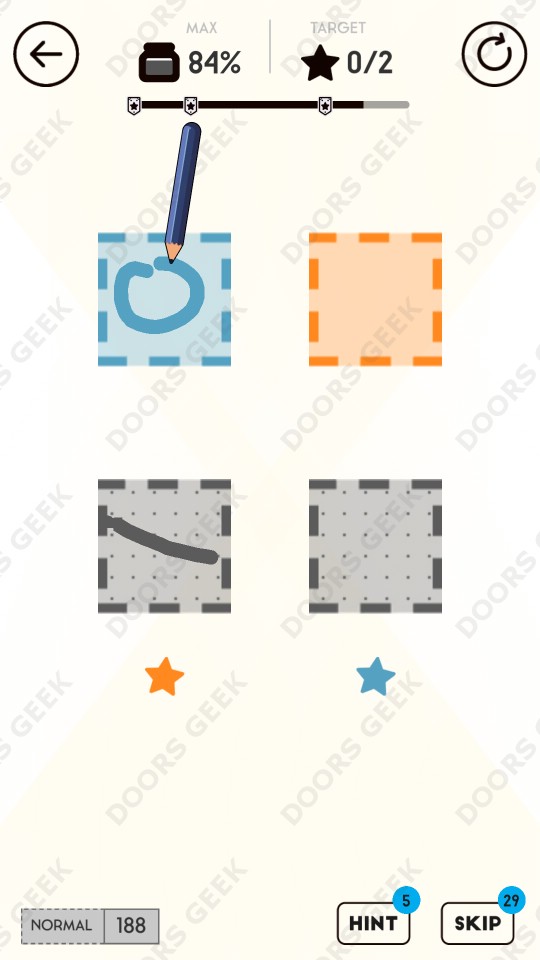 Draw Here Level 188 ~ Doors Geek