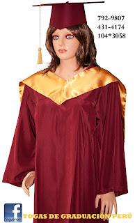 ALQUILER DE TOGAS Y BIRRETES