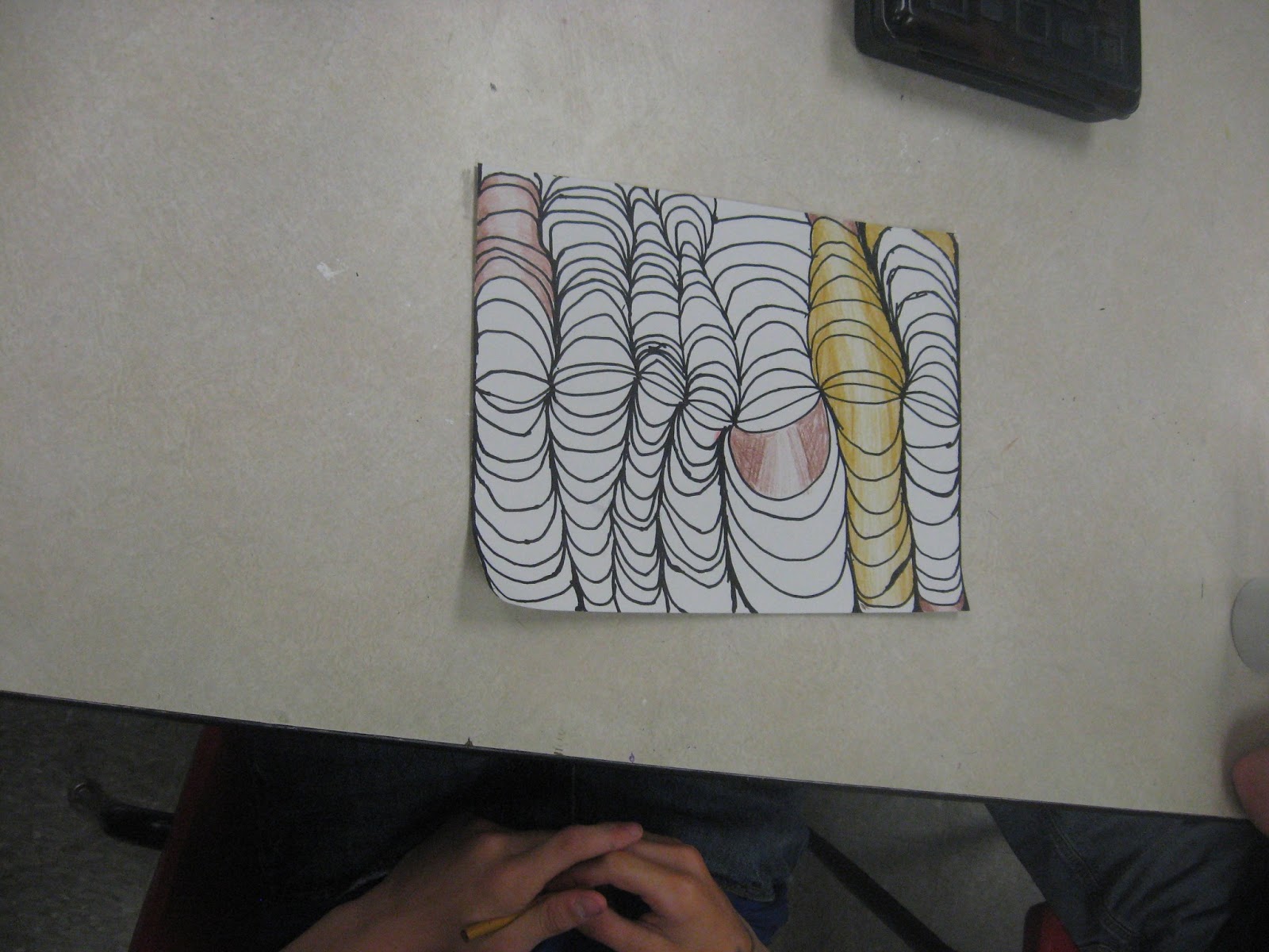Miss Young's Art Room: 3D Line Design with 5th Grade
