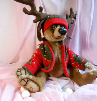 Teddy dreams: Ajbars, OOAK unique teddy bear By Sieve