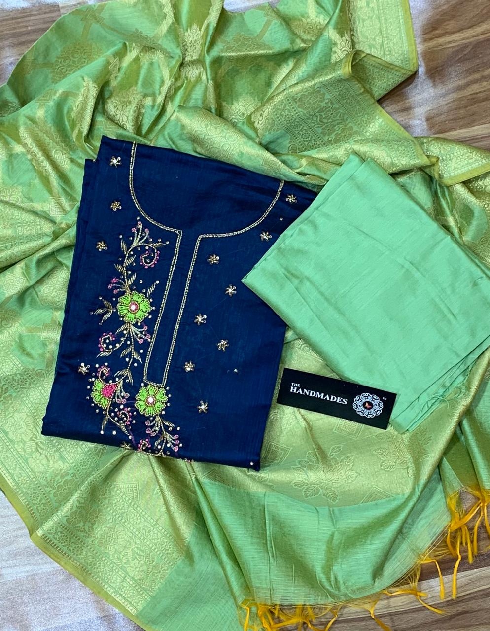 Handloom dress materials