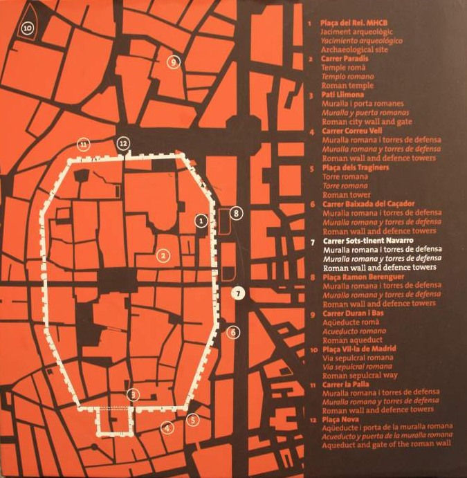 BARCELONA GOTHIC QUARTER: BARCINO ROMAN CITY ~ Beautiful places of ...