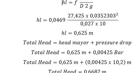 Menentukan Daya Pompa - Lensa Teknik