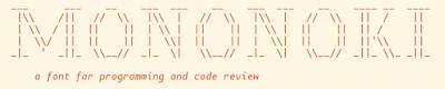 TechnologyIQ: A Font to Make Programming Easier? Yes! - Mononoki
