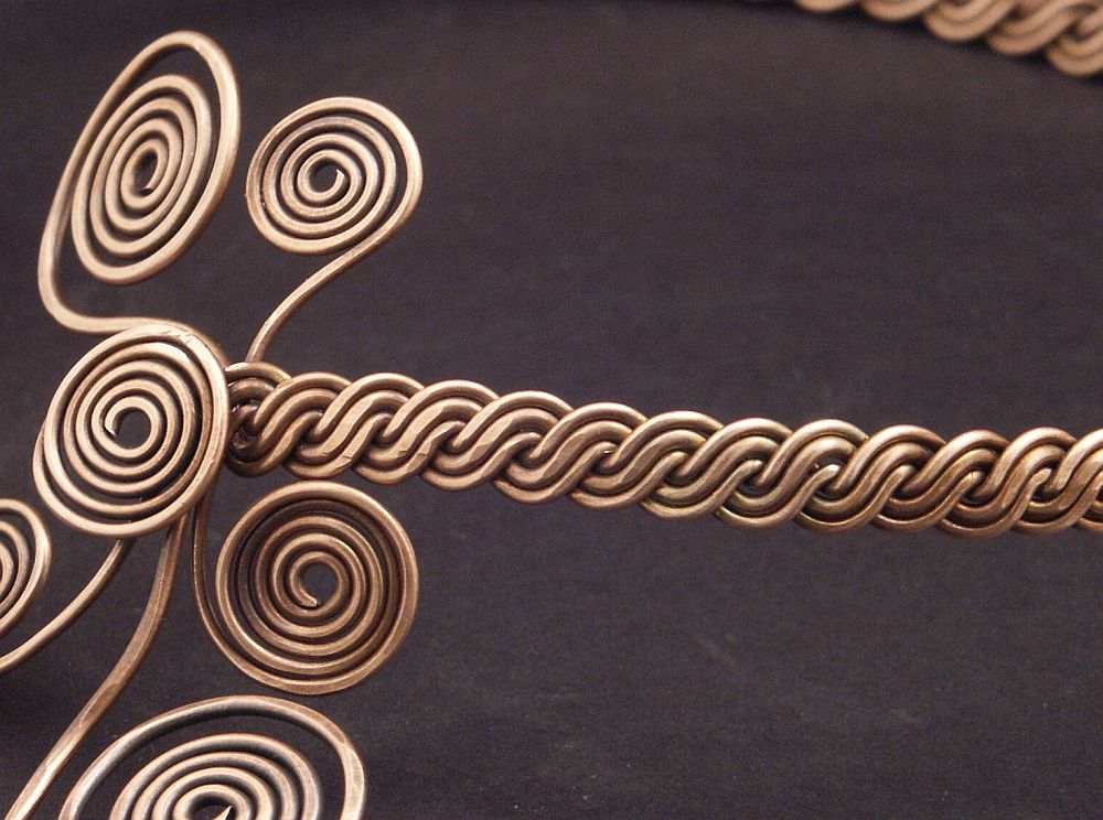 TheAngstyArtist: Copper Torque Necklace