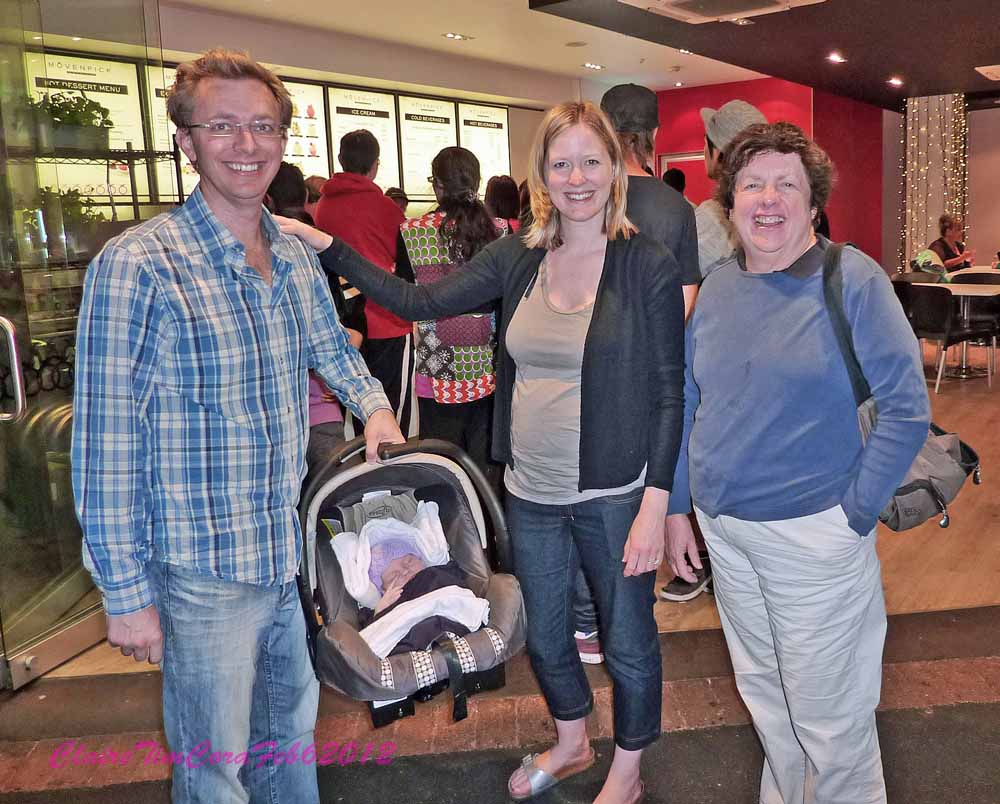 Denisons in New Zealand: Cora at three weeks and our last weekend in ...