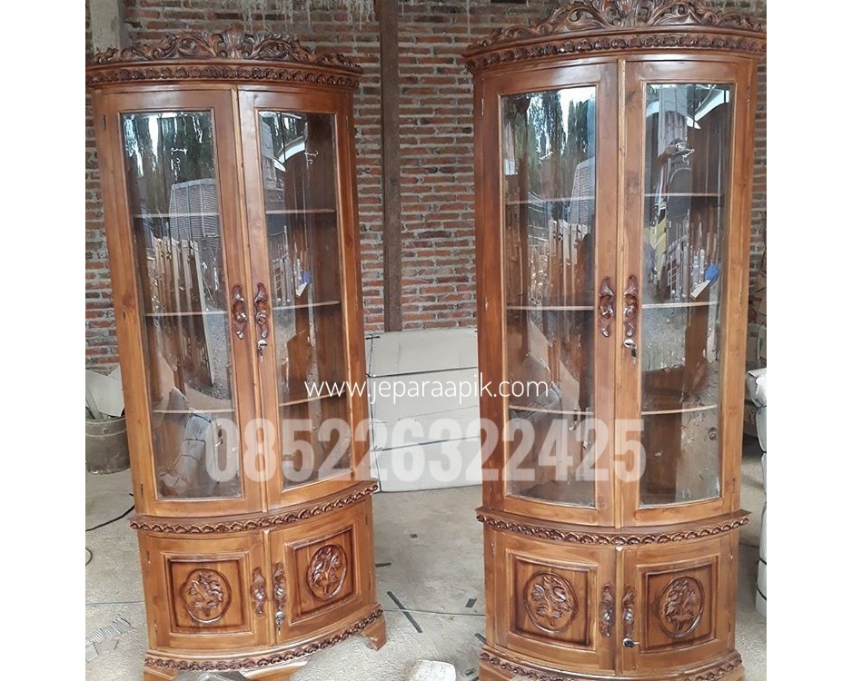 Almari Sudut Jati Jepara Murah ~ Ukir Mebel Jepara