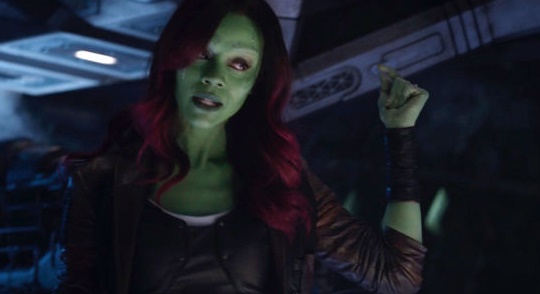 Atriz Zoe Saldana comenta sobre o momento mais importante de Gamora em ...