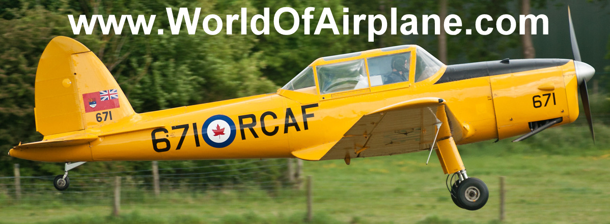 World Of Airplane : de Havilland Canada DHC-1 Chipmunk is a Tandem, Two ...