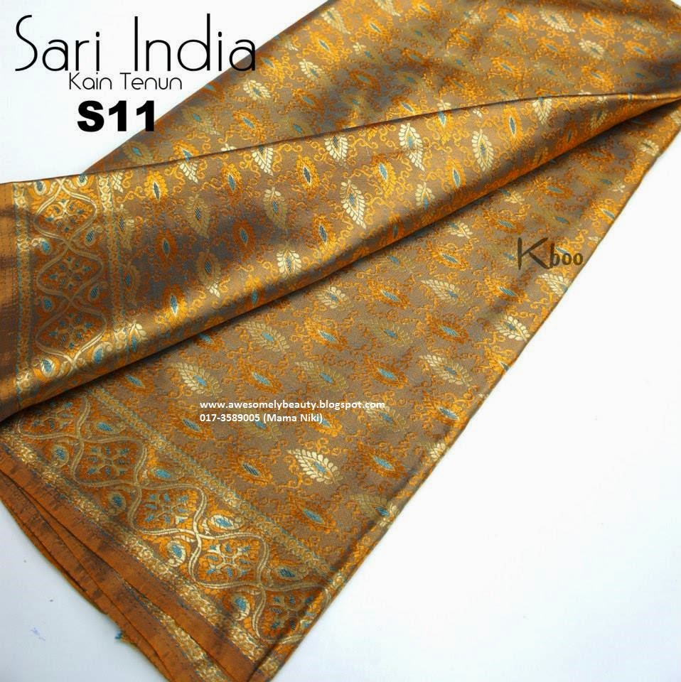 BEAUTY AS WE ARE: KAIN TENUN INDIA SARI MANIS IS BACK! LIMITED STOCK UOLS!