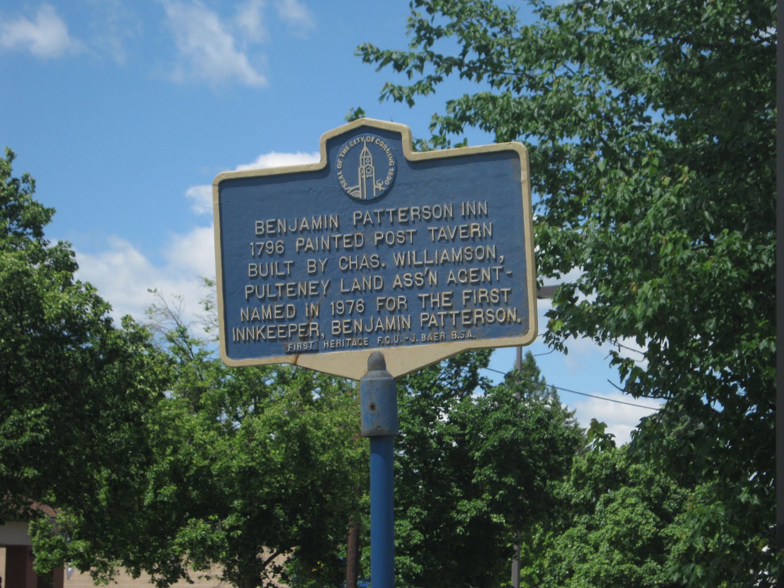 Corning NY Step by Step: Benjamin Patterson Inn