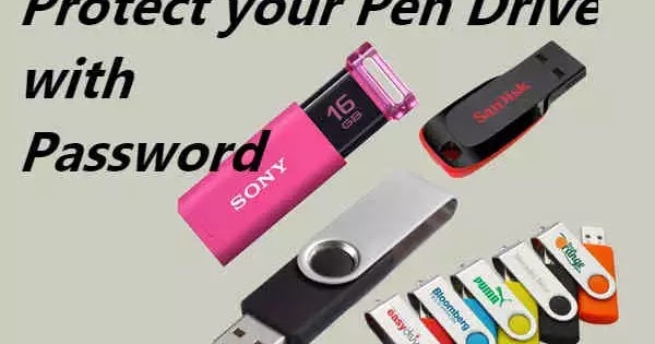 How to set pen drive password