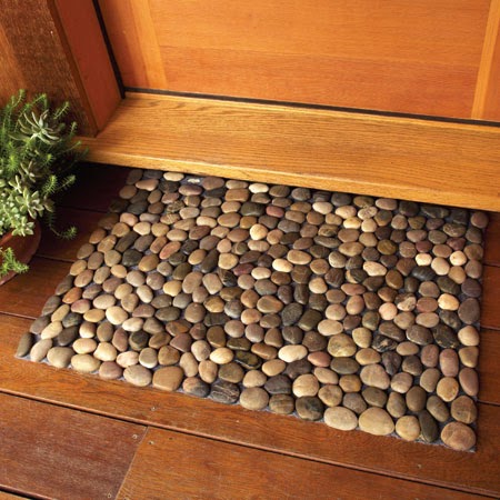 DIY Cool Crafting: Stone Floor Mat