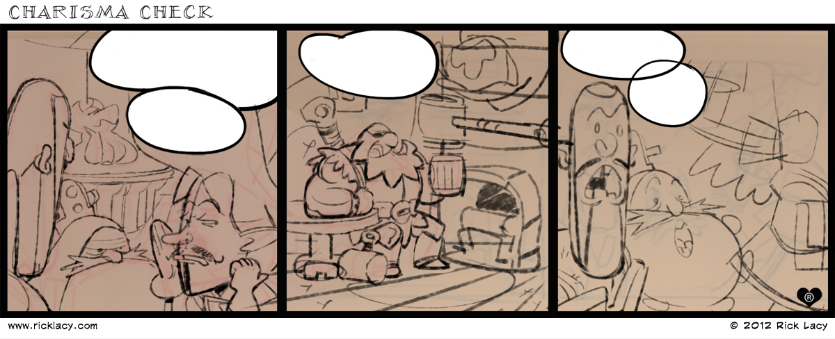 Drawing Lance: Charisma Check WIP 01