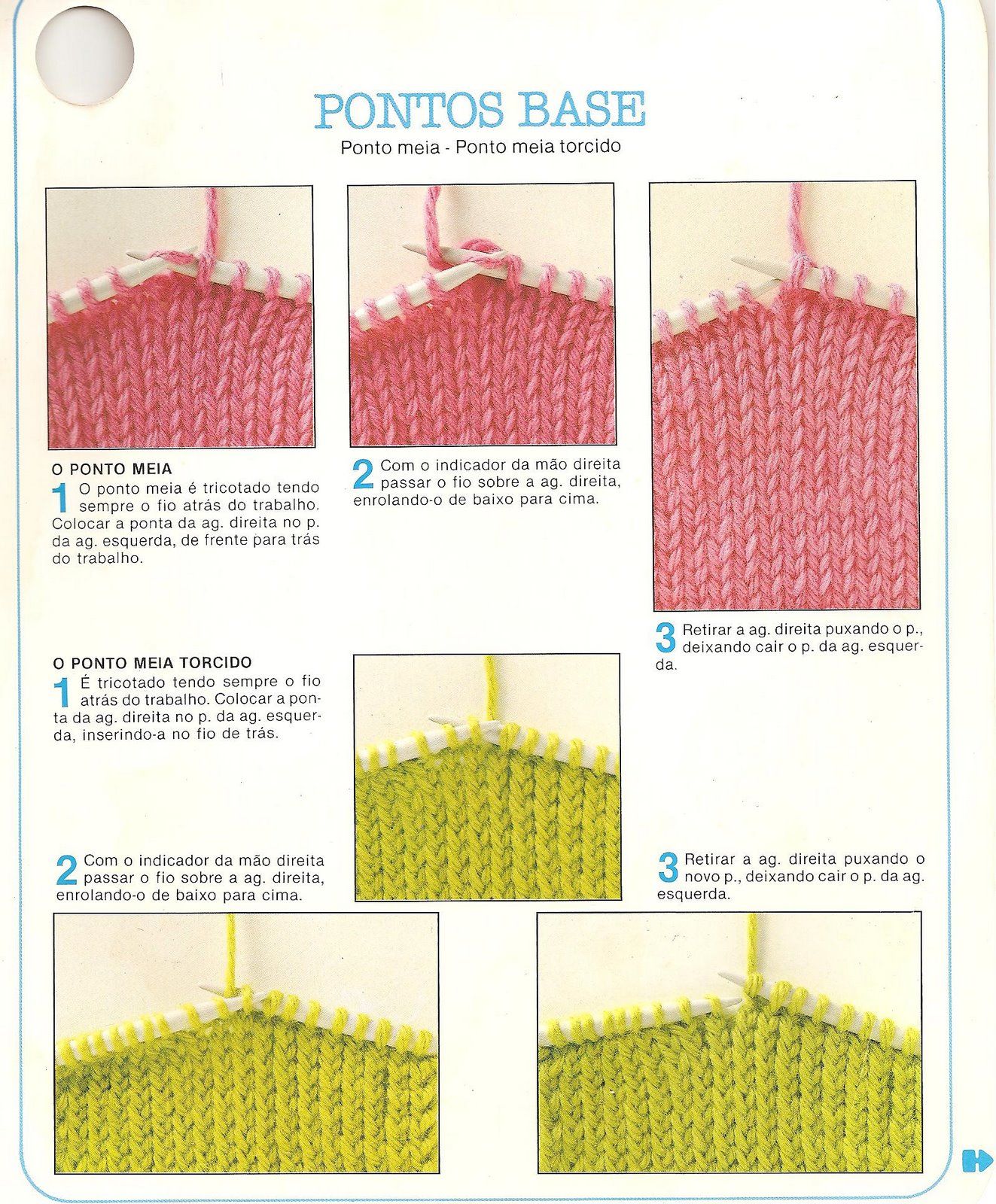Zete Artes: Vamos aprende a Tricotar ? Nº1