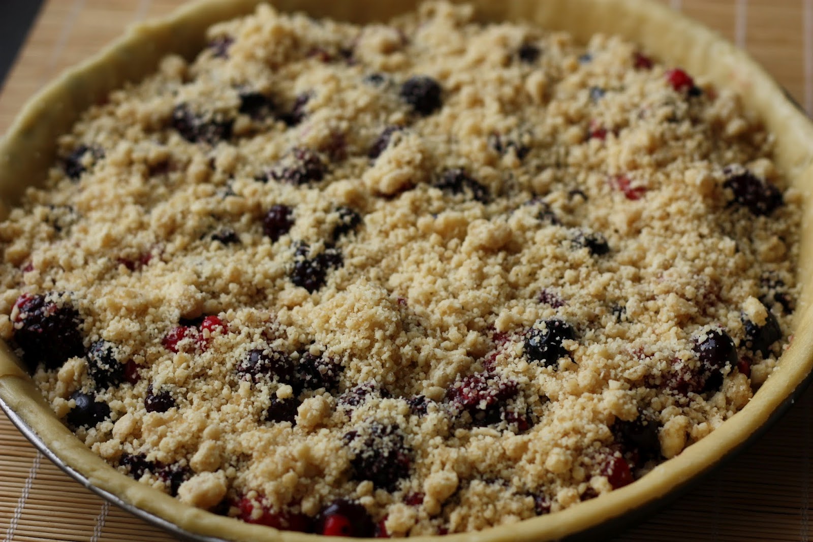 Les petits plats de Rose: Tarte crumble aux fruits rouges