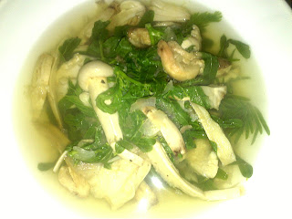 FAMILY JANNATI: SAYUR PEDAS CENDAWAN KAMPUNG BERSAMA PUCUK GETI