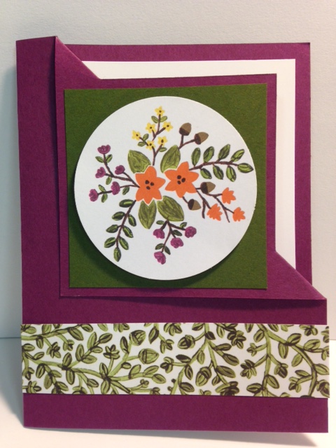My Creative Corner!: Corner Flip Into the Woods Decorative Paper Card