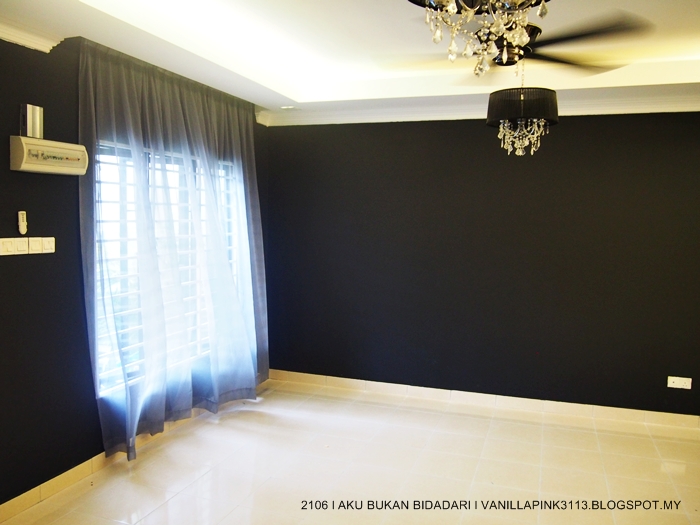 aku bukan bidadari: #ProjekRuangTamu :: Dekorasi cat HITAM...like ...