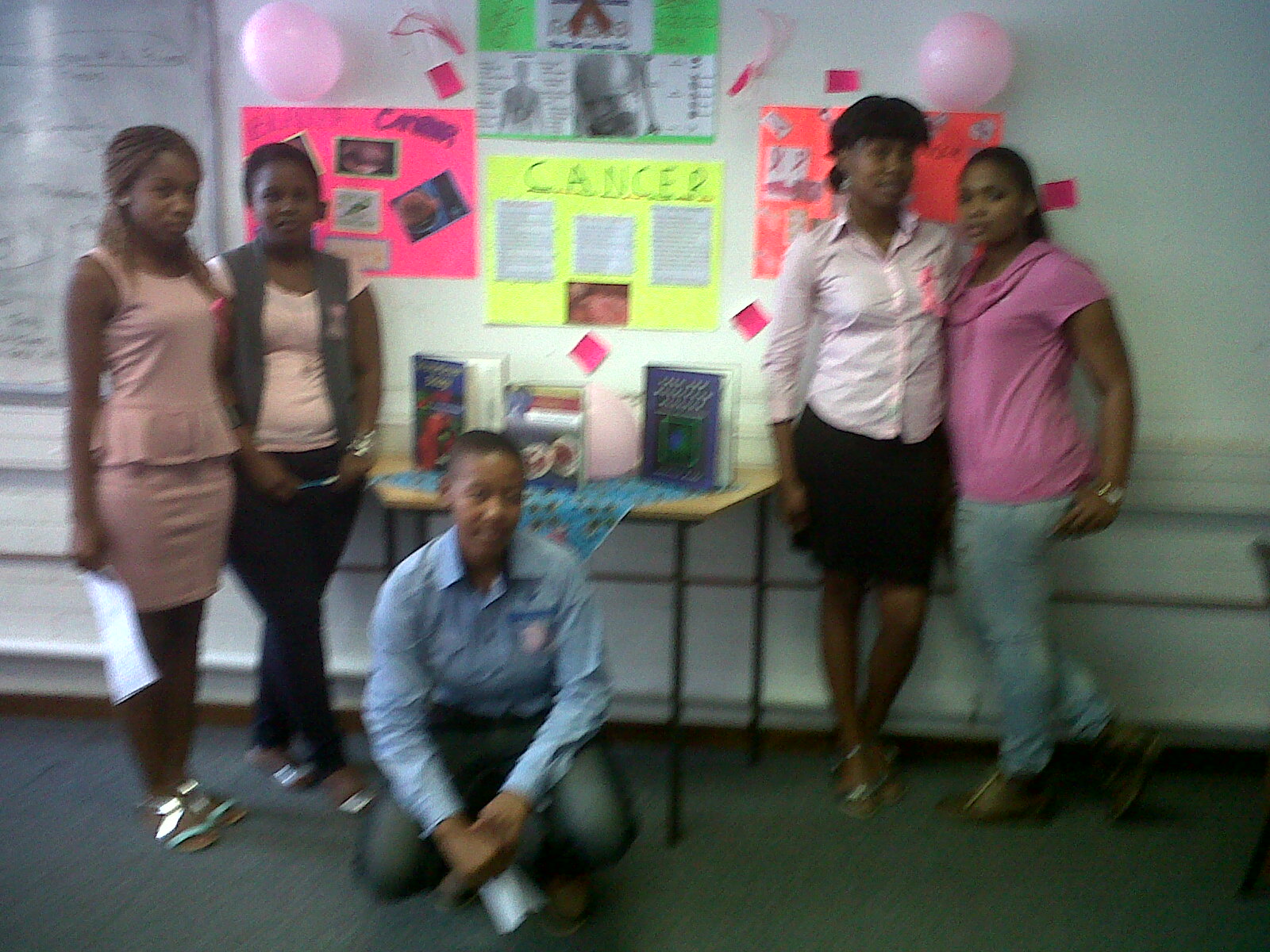 Library Promotion: Cancer awareness display