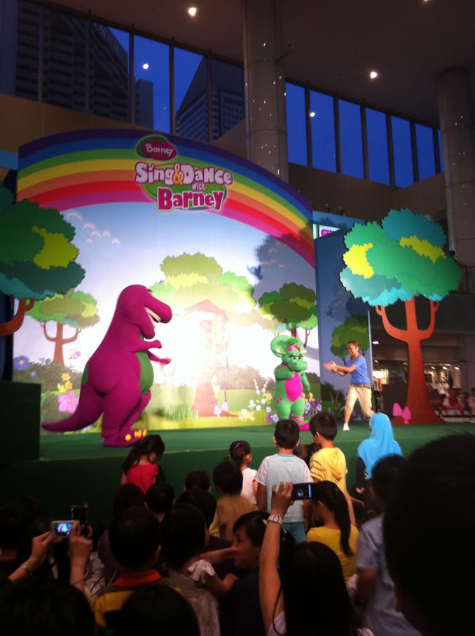 OuR BloG: Sing & Dance with Barney @ Marina Sq